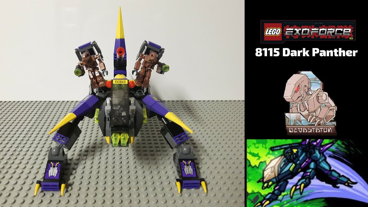 Lego Exo-Force 8115 Dark Panther - YouTube