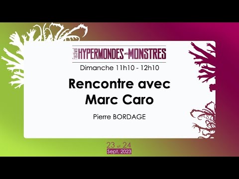 Rencontre avec Marc Caro - YouTube