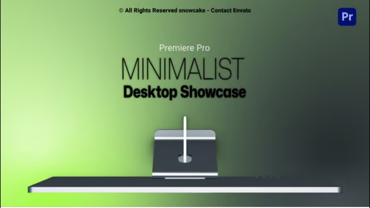 Minimalist Desktop Showcase For Premiere Pro Templates 2024 - YouTube