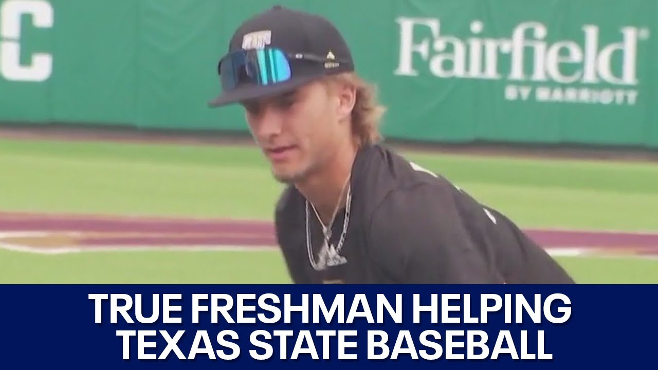 Texas State Baseball has strong push with help from true freshman | FOX ...
