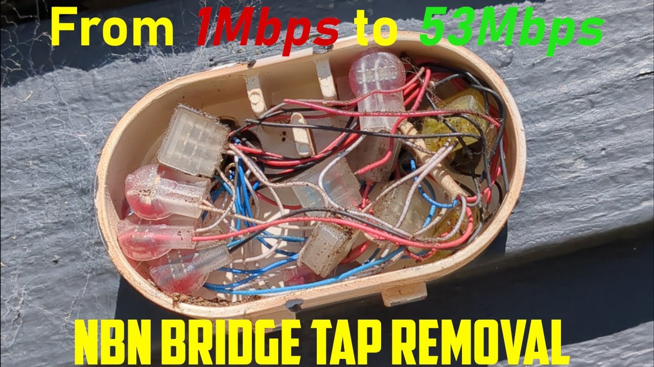 Fixing NBN Bridge Tap - YouTube