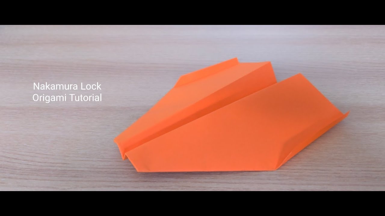Make a Nakamura Lock paper airplane - YouTube