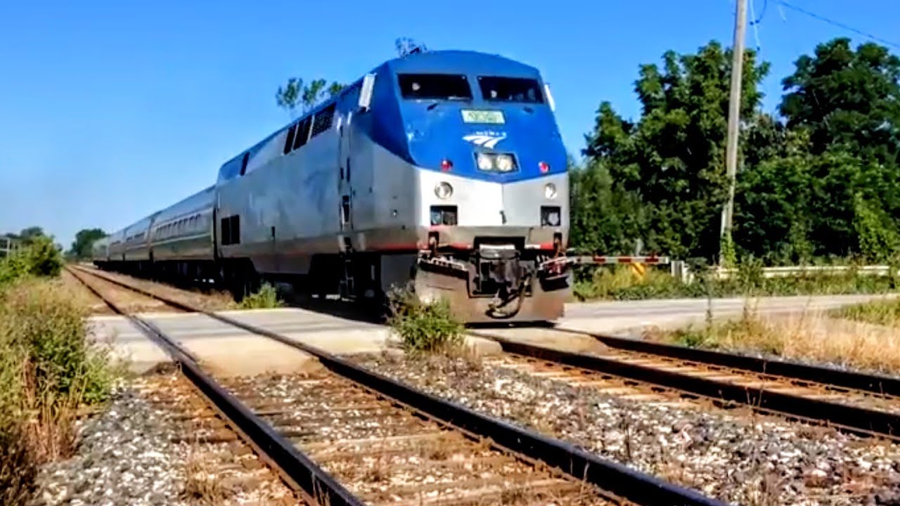 Amtrak P42DC #109 With Blocked/died Out K5LA - YouTube