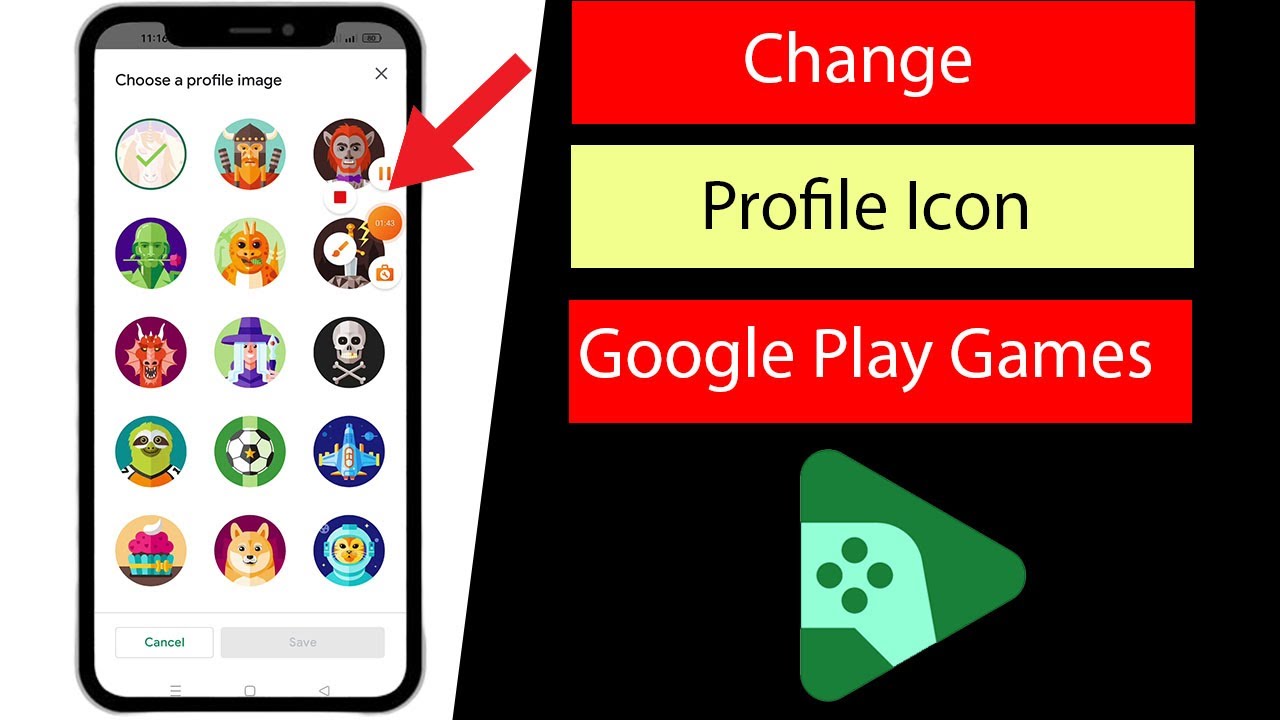 How to Change Profile Icon in Google Play Games App? - YouTube