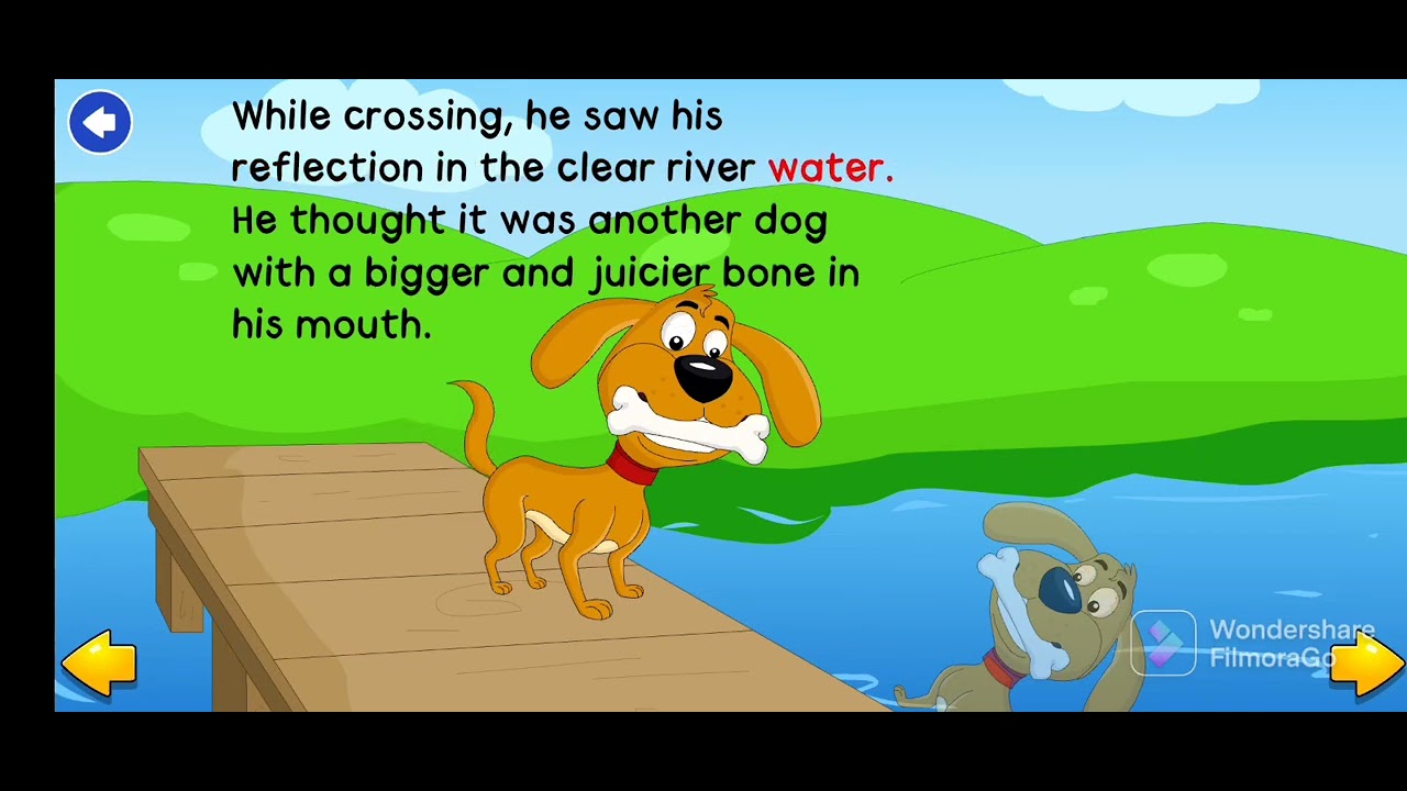 Greedy Dog | Greed is a curse | Moral Stories | Kids Stories | Bedtime ...