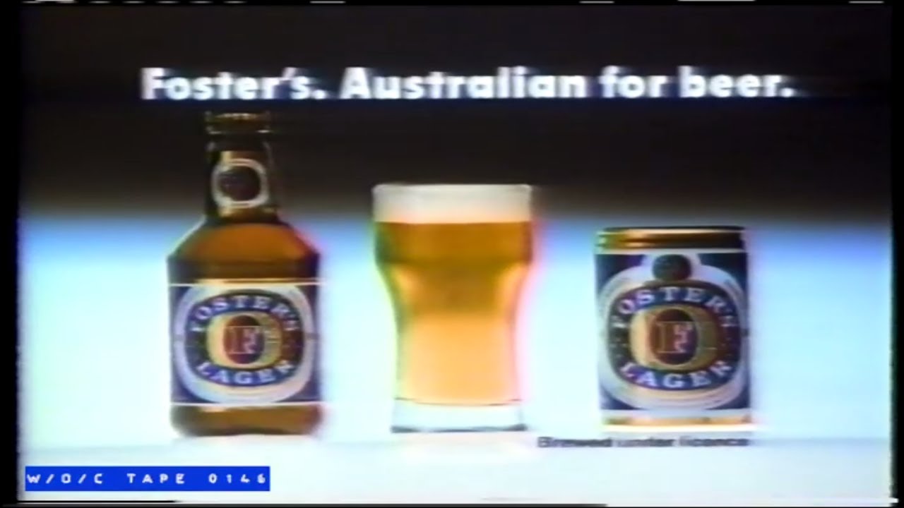 Fosters Beer Commercial - 1986 - YouTube