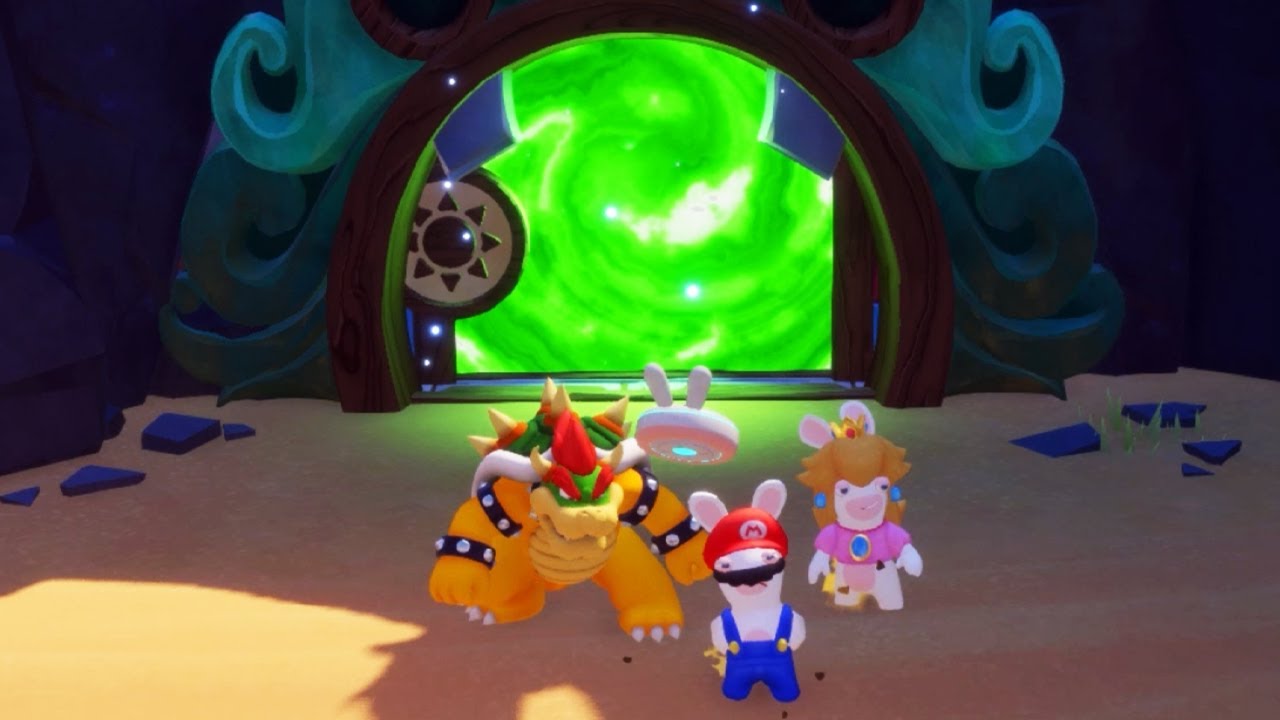 MARIO + RABBIDS SPARKS OF HOPE - SECRET ZONE BEACON BEACH (LOCATION ...