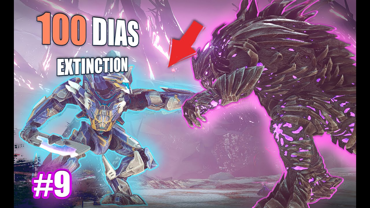 MEGAMEK VS KING TITAN ALPHA *100 DÍAS EXTINCTION* Final Serie Ark - YouTube