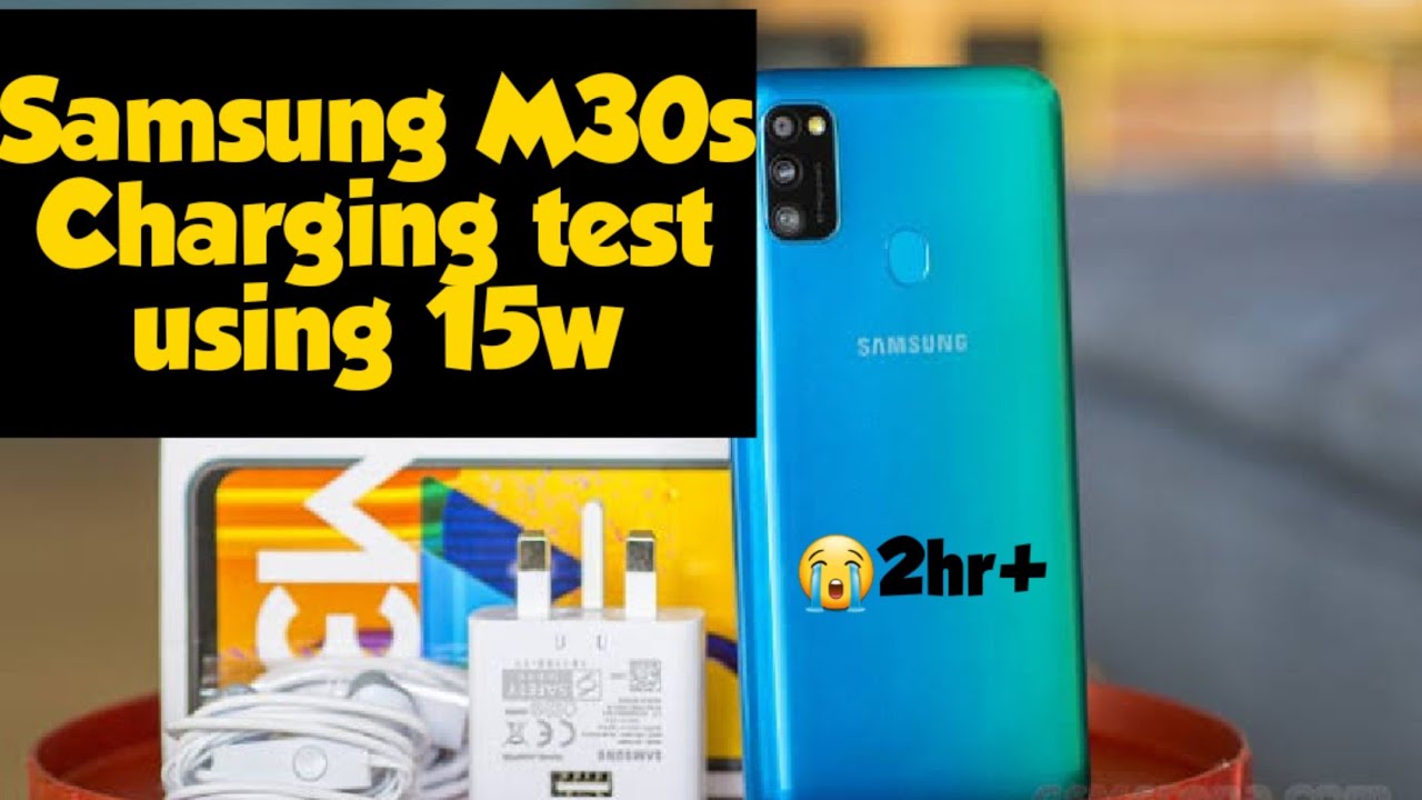 Samsung m30s charging test 15w - YouTube