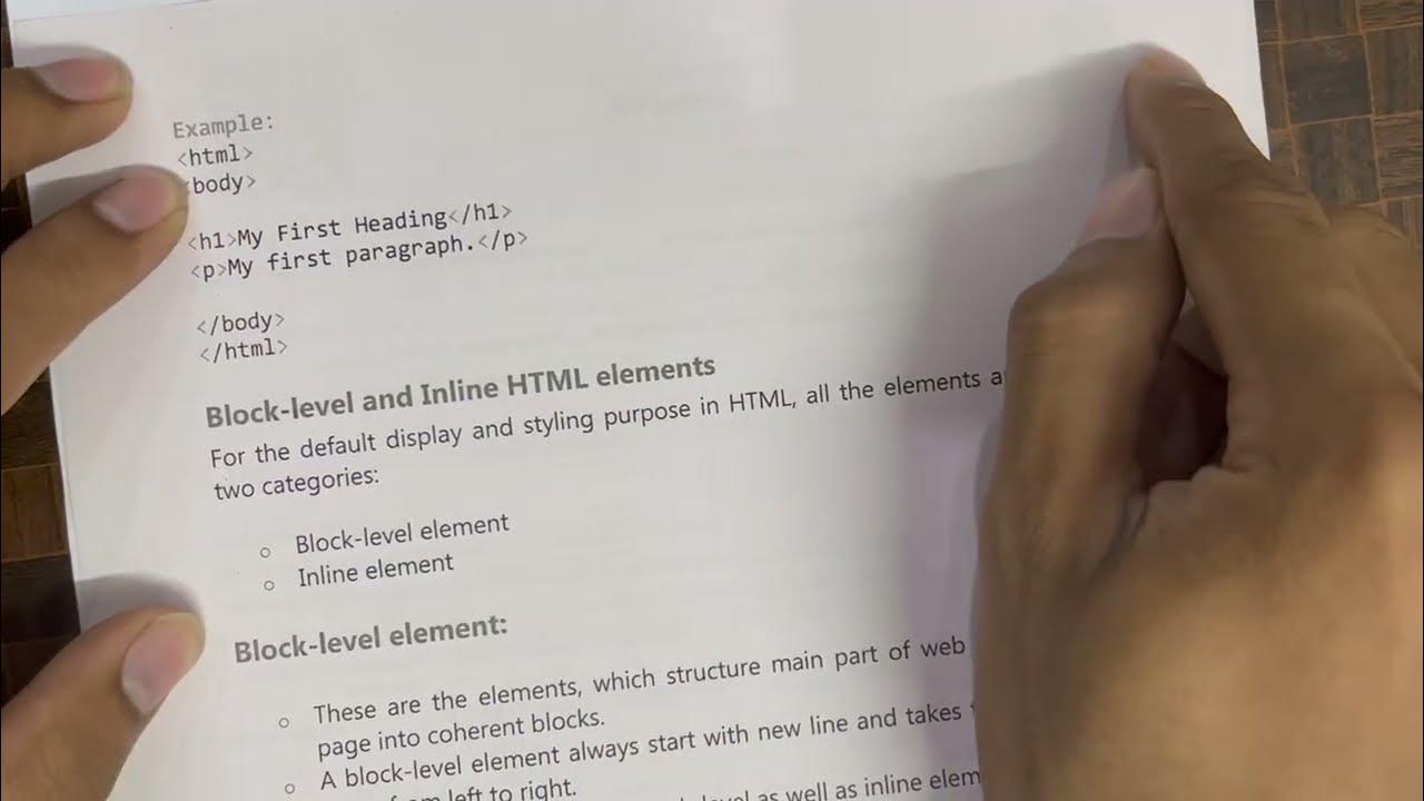 HTML: Basic Text Markup, Styles, Elements, Attributes | Web Technology ...
