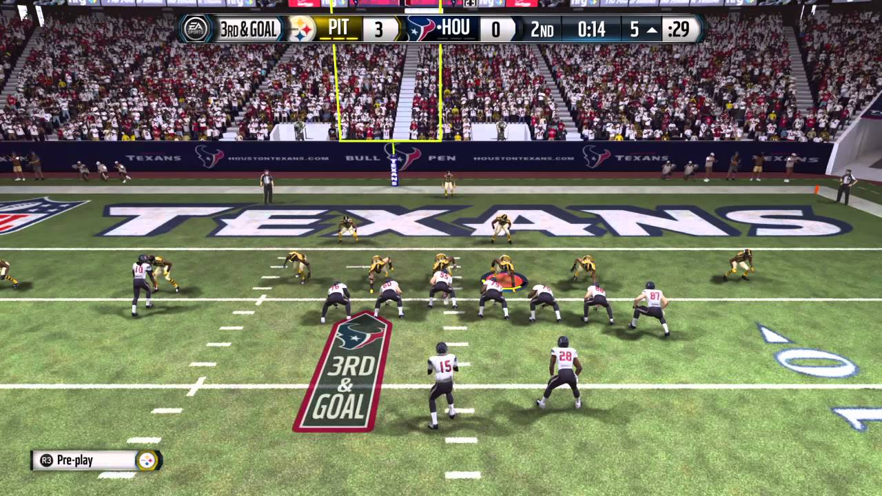 Madden NFL 15 4th Down Spike - YouTube