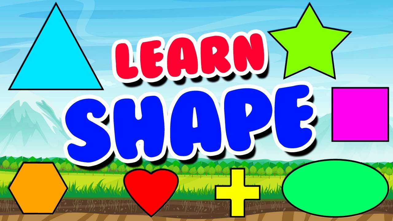 Shapes Song For Kids, Toddlers, Baby | Learn shapes with Jupiter Kids ...
