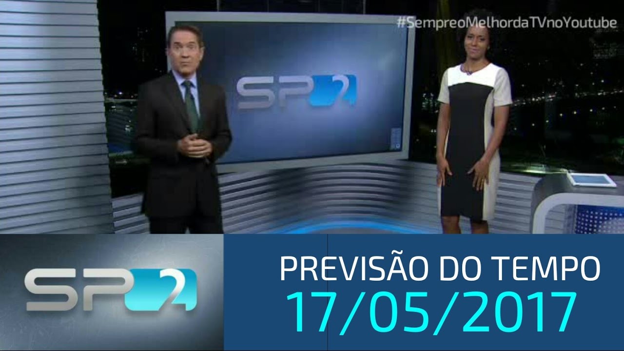 SPTV 2° Edição (SP2): Previsão do Tempo (17/05/2017) - YouTube