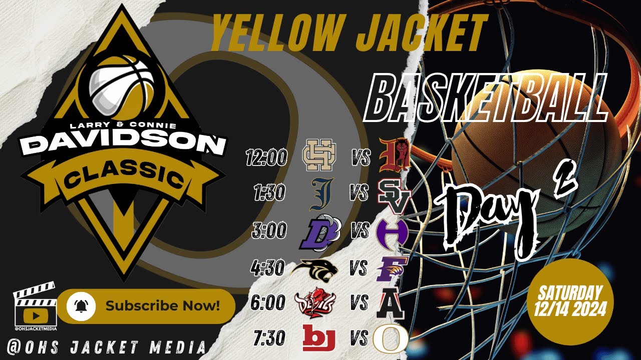 LARRY & CONNIE DAVIDSON BASKETBALL CLASSIC | 12/14/2024 - YouTube