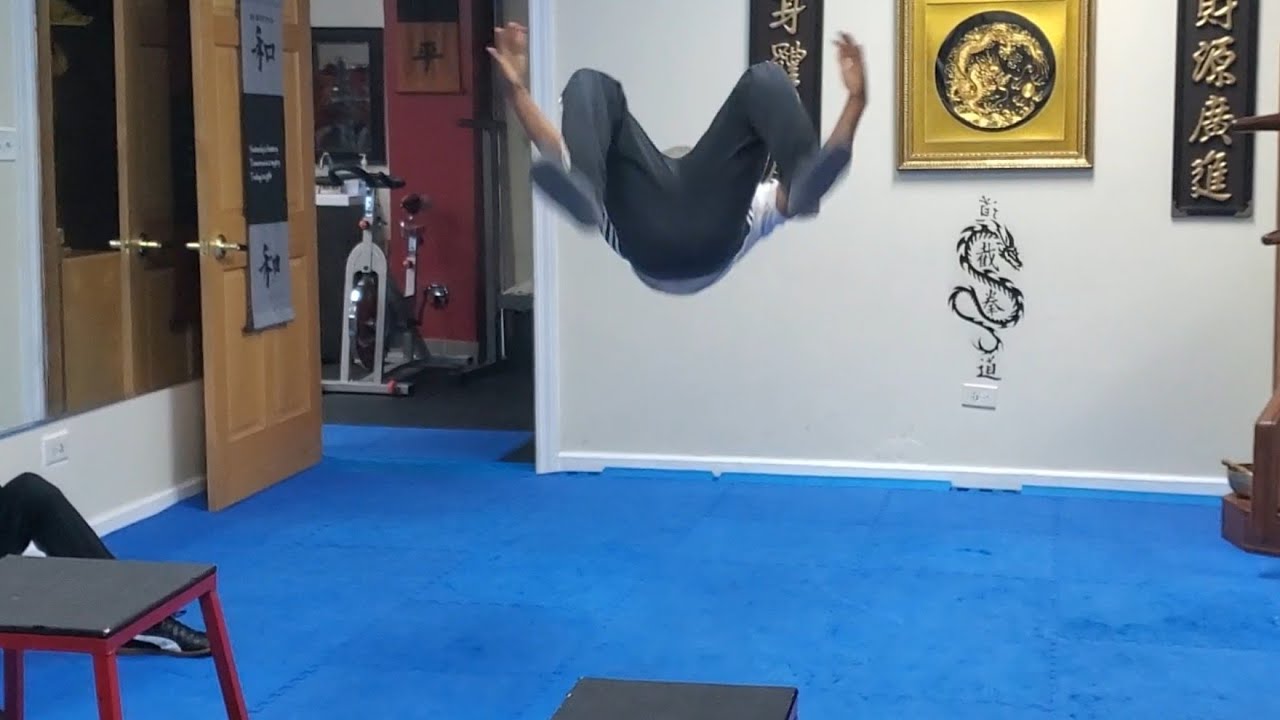 12 Back Flips in a Row! - Basketball Shootout - YouTube