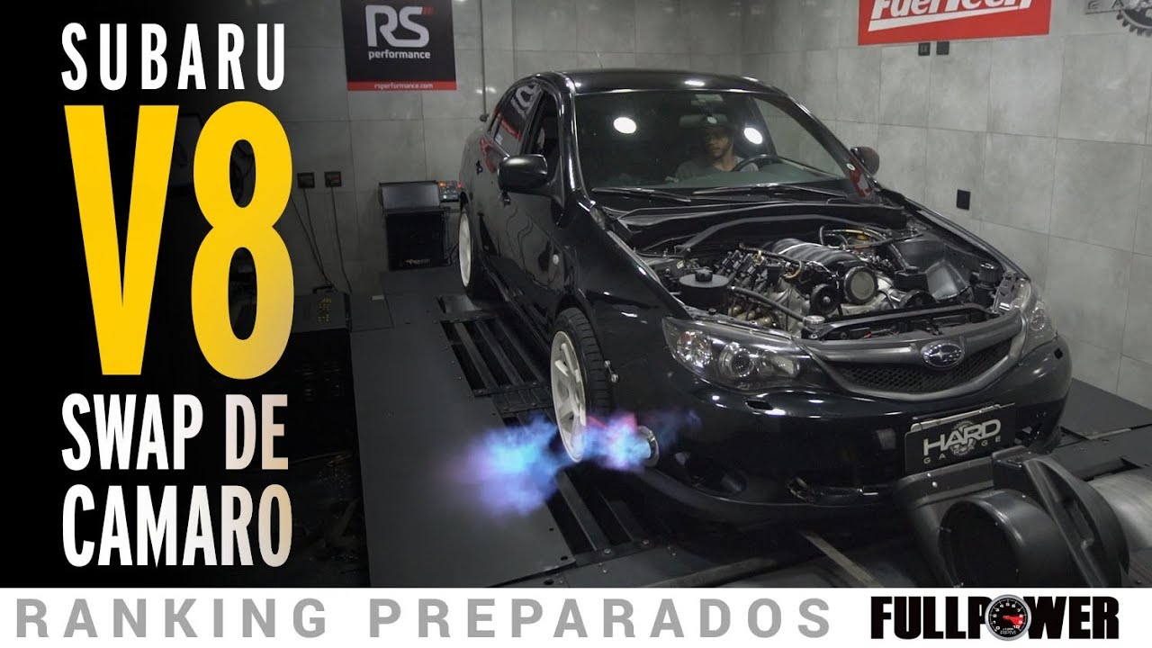 Subaru WRX com V8 do Camaro: swap inusitado aqui no Brasil, no Ranking ...