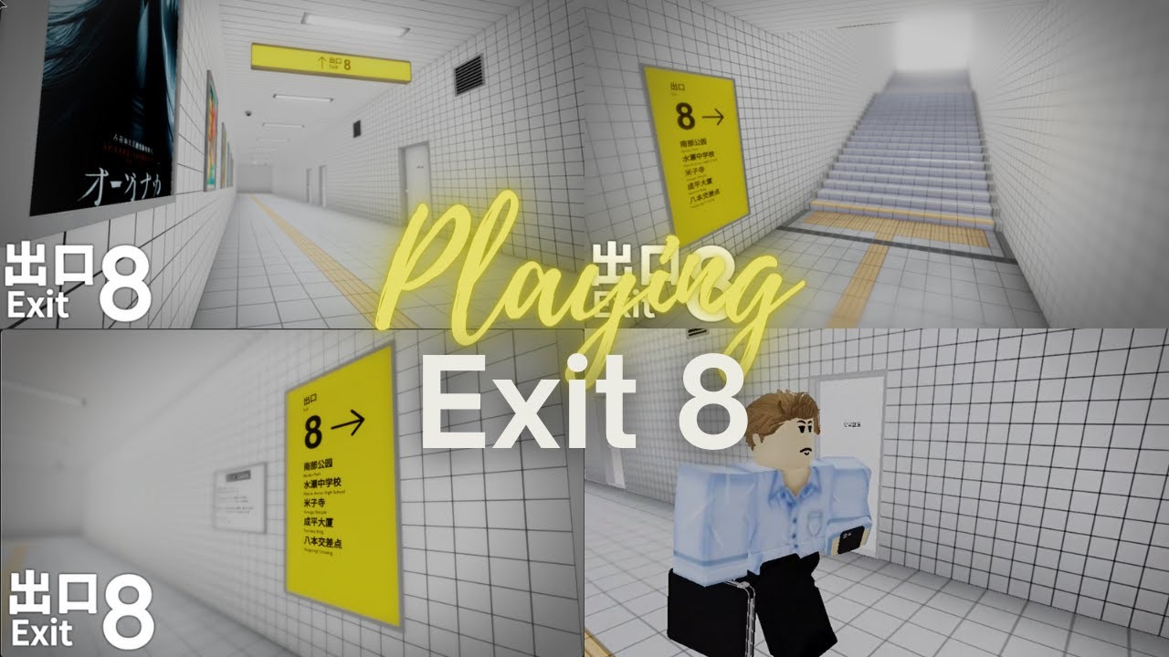 HE IS CUNTTT!!! | Playing EXIT 8 | ROBLOX - YouTube