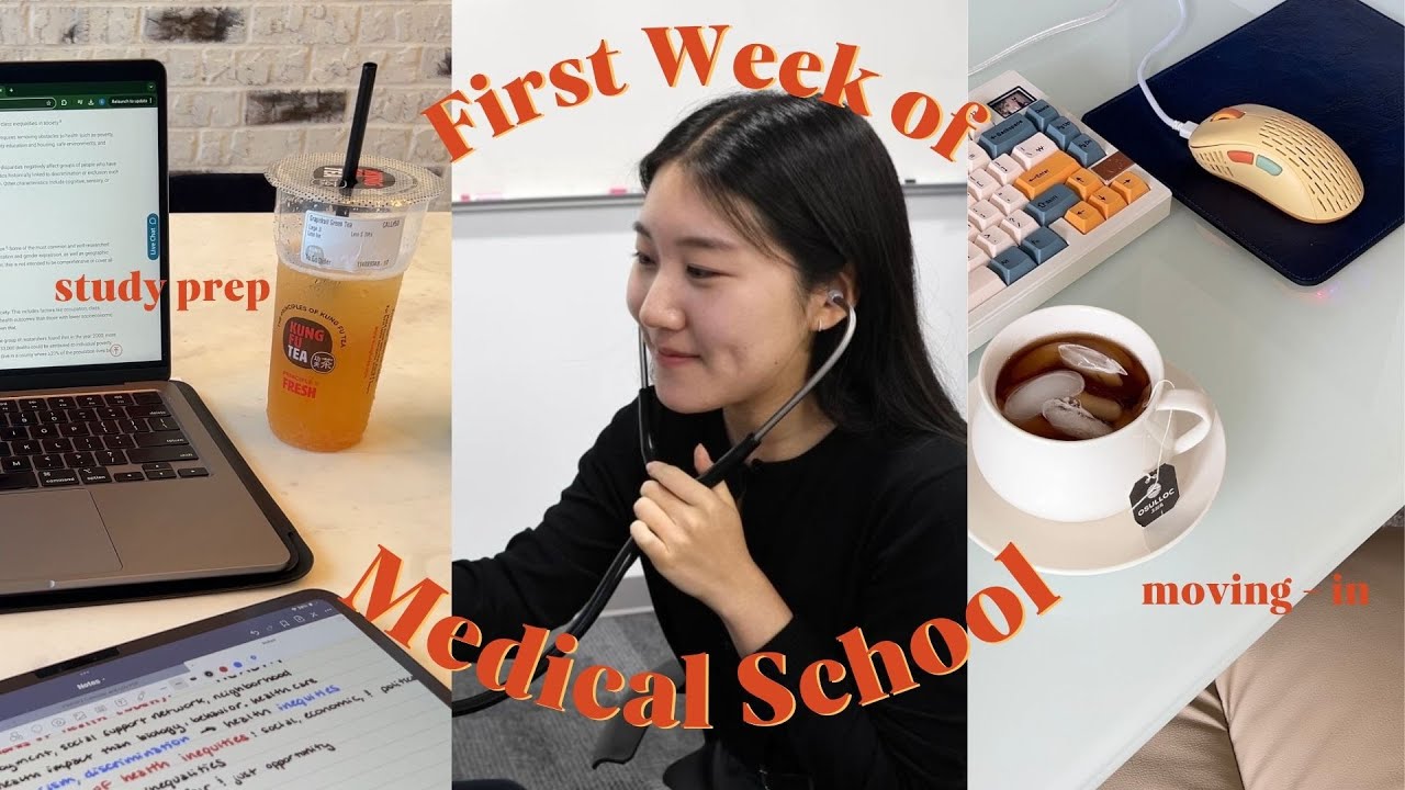 First Week of Medical School (VLOG) moving-in, orientation, first day ...