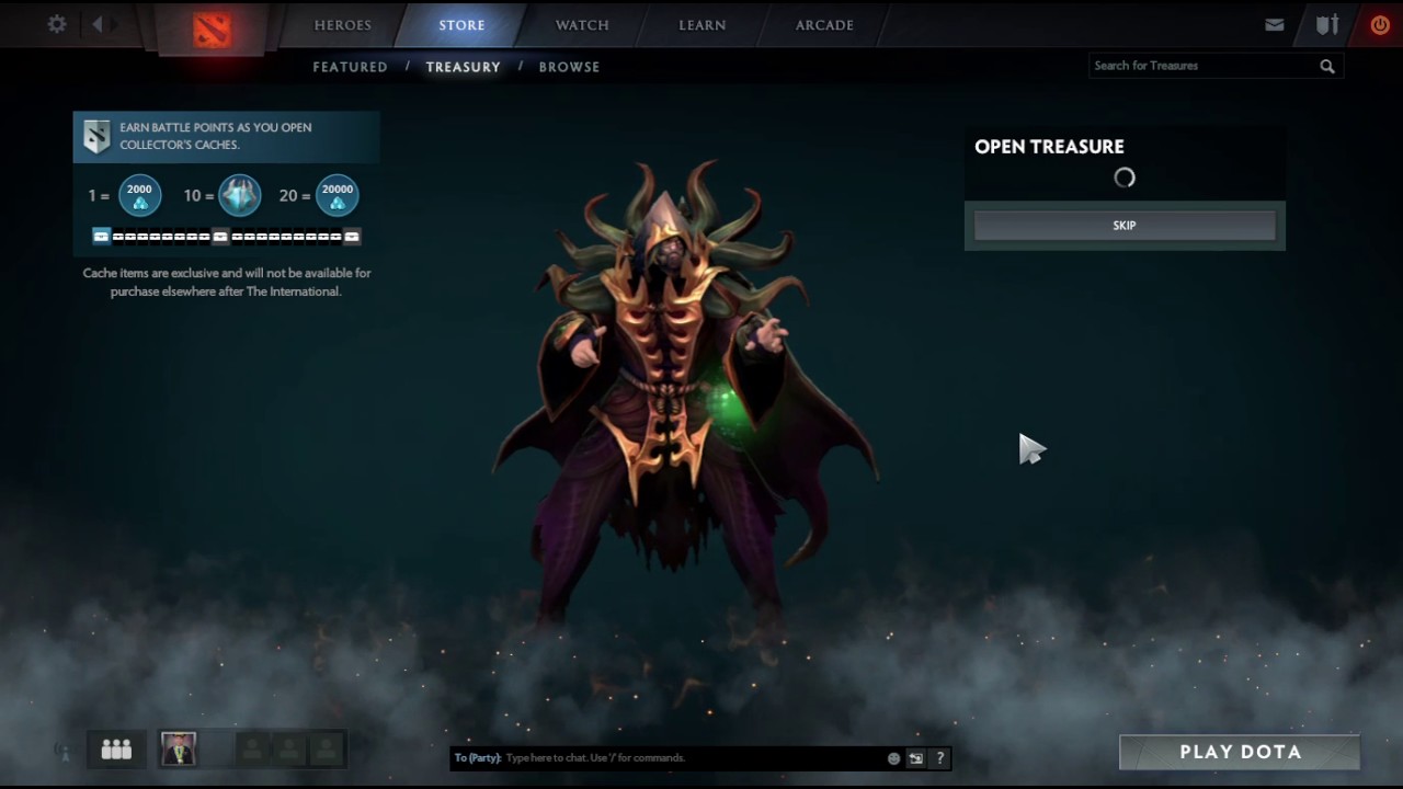 Opening of TI7 Collector's Cache with Rares and Invoker Bundle - YouTube