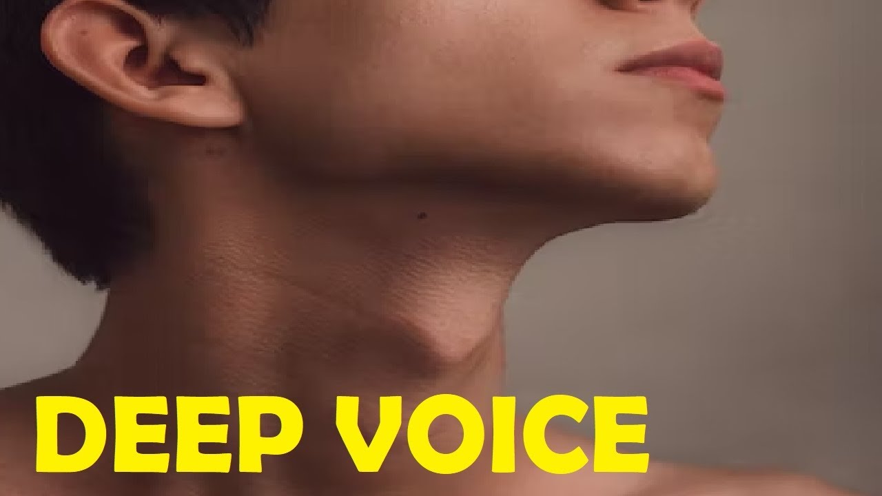 how to get a deeper voice easy workout - YouTube