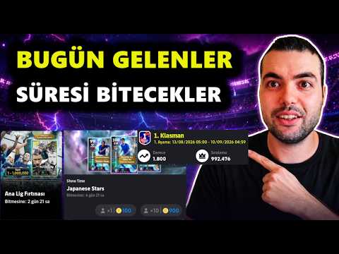 BUGÜN GELENLER🔥SÜRESİ BİTECEK ANALİG ve 10 EYLÜLDE BİTECEK EFOOTBALL LİGİ AŞAMASI (eFootball 2027)