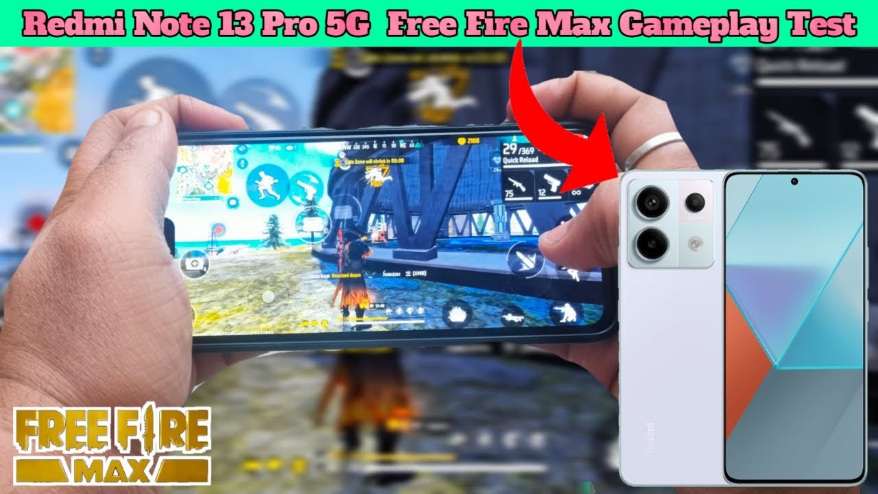 Redmi Note 13 Pro Free Fire Max Gameplay Test|Redmi Note 13 Pro Free ...