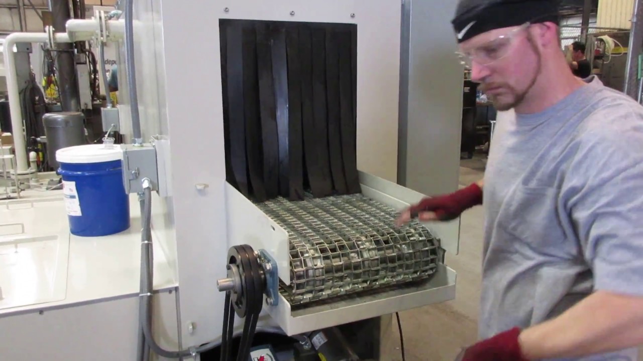 8ft Flow Through Washer used for cleaning gas cylinders - YouTube