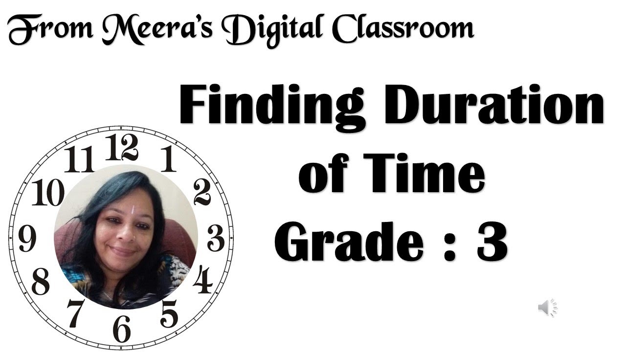 Finding Duration of Time - grade 3 - YouTube