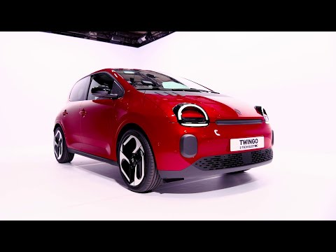 Renault Twingo E-Tech Techno Rouge Abolu B-Roll Press Static Exterior & Interior