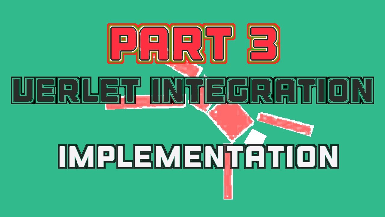 Verlet Integration Implementation Part 3 Implementing Shapes Python Pygame Youtube