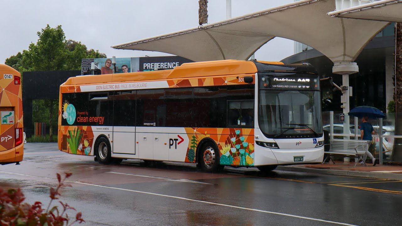 Kinetic Bus 3014 BYD D9RA, Volgren "Optimus" - YouTube