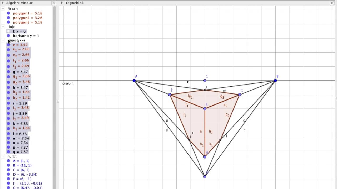 3d perspektiv i Geogebra - YouTube