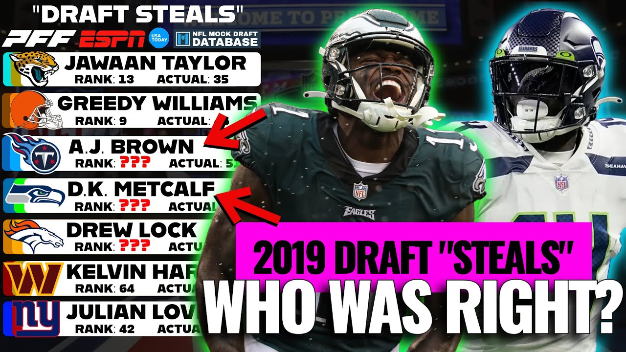 Revisiting the Biggest Steals of the 2019 NFL Draft - YouTube