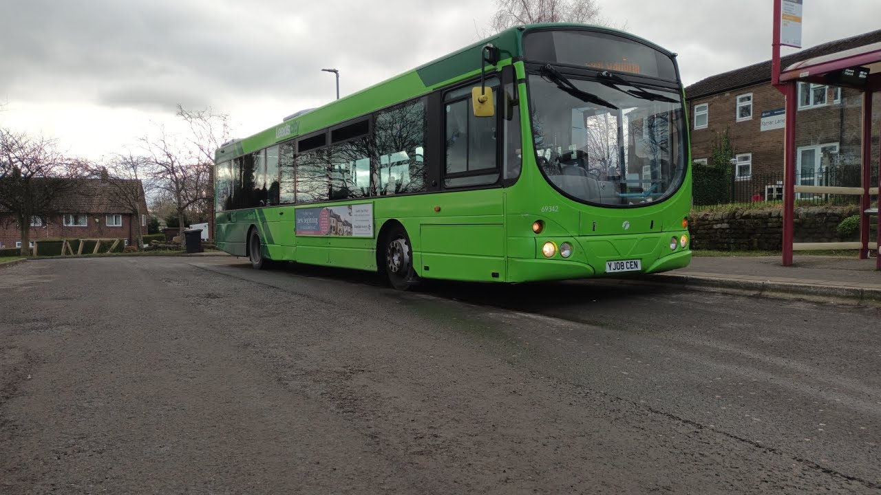 Riding first leeds 69342 with leeds bus driver Ft deano - YouTube
