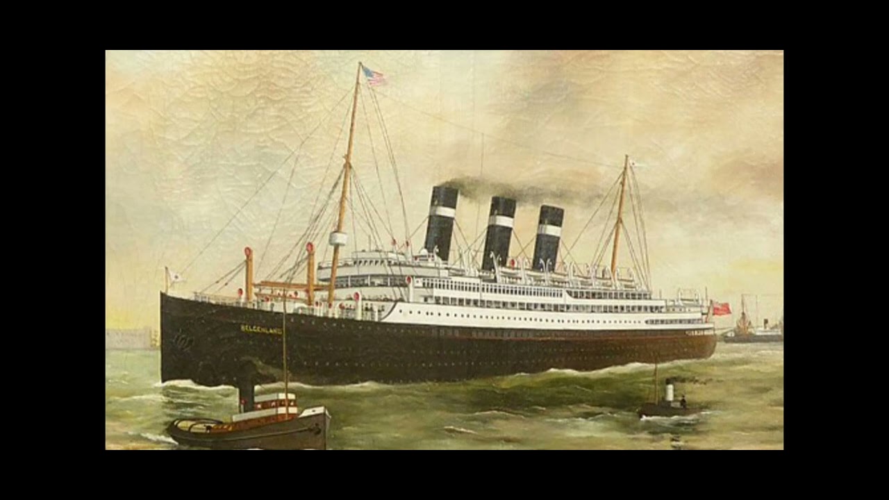 Brief History of SS Belgic (1914) - YouTube