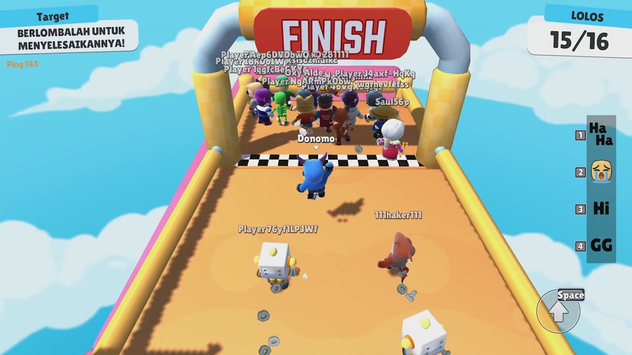 Stumble Guys Live Stream Azab Setan Nakal Usil Pas Finish - YouTube