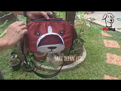 Product Demo Sling bag top handle Beagle by MyDog Indonesia