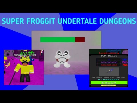 SUPER FROGGIT in UTD, Full Gameplay and Showcase | Roblox Undertale ...