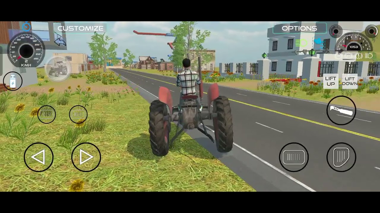 Old Tractor driving Indian Vehicle Simulation 3d - YouTube