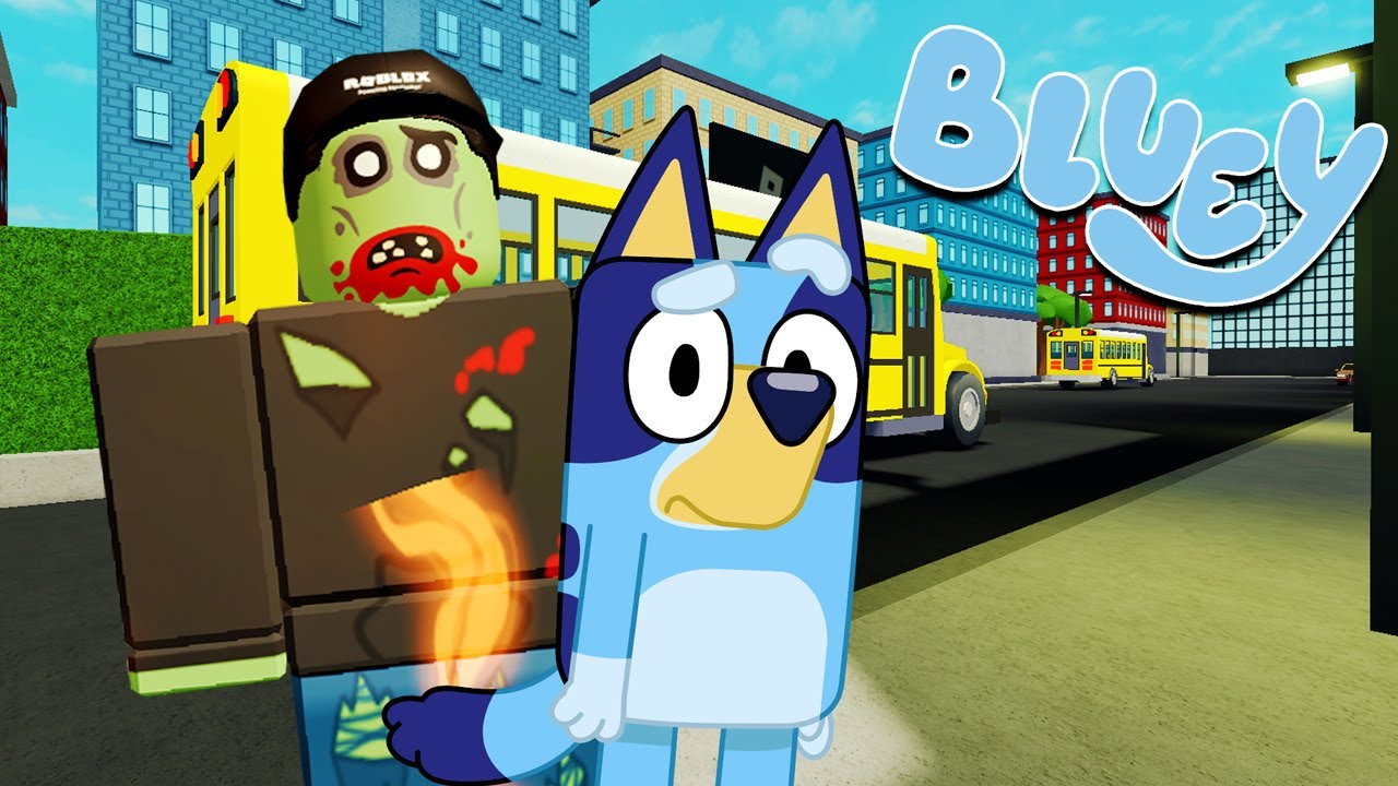 BLUEY INTENTA ESCAPAR de la ESCUELA ZOMBIE | Las Aventuras de BLUEY en ...
