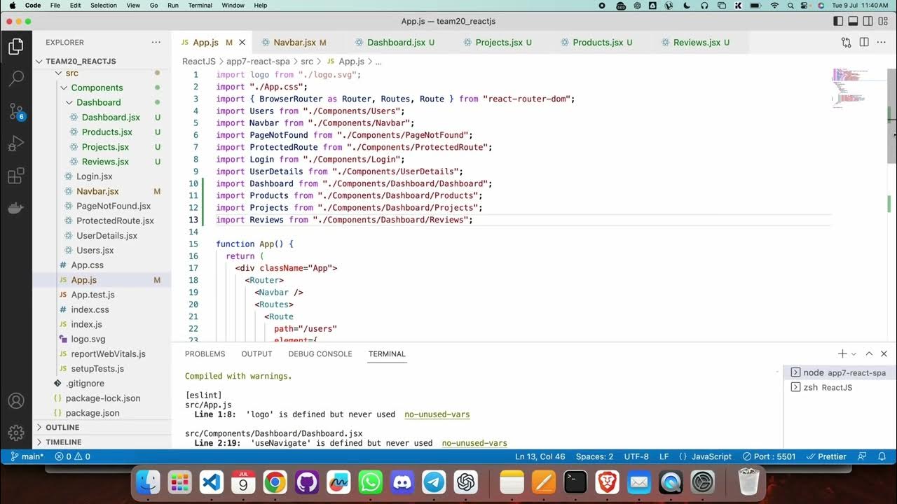 React Routing Introduction _ Part 3_ Team20 - YouTube