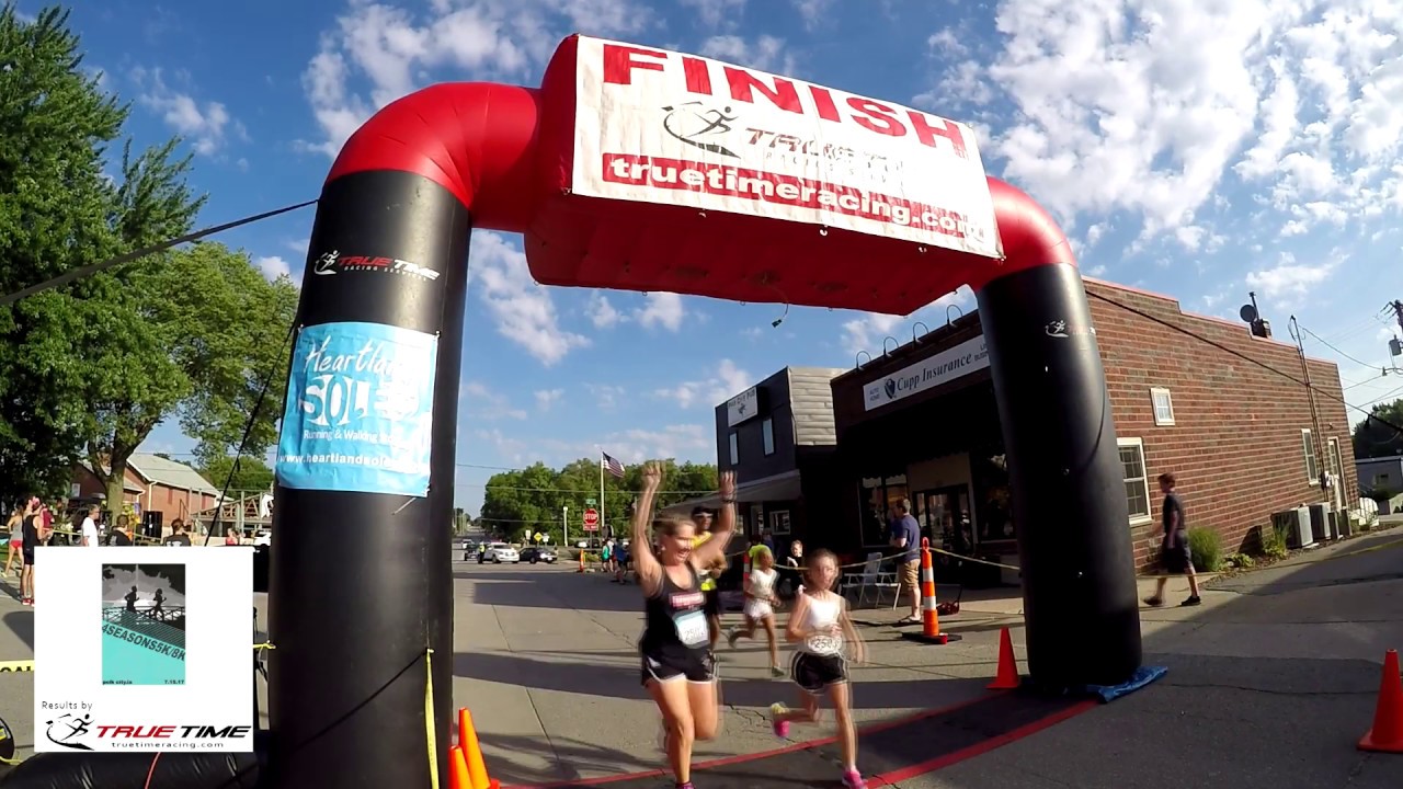 4 Seasons 5k 8k 2017 Finish Line Video - YouTube