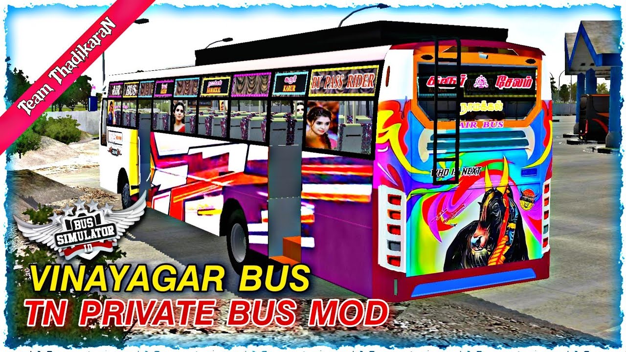 VBS vinayagar tn private bus mod review || upcoming bus mod - YouTube