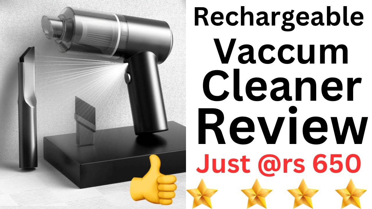 2 in 1 vacuum cleaner | Rechargeable Vacuum Cleaner Review | - YouTube
