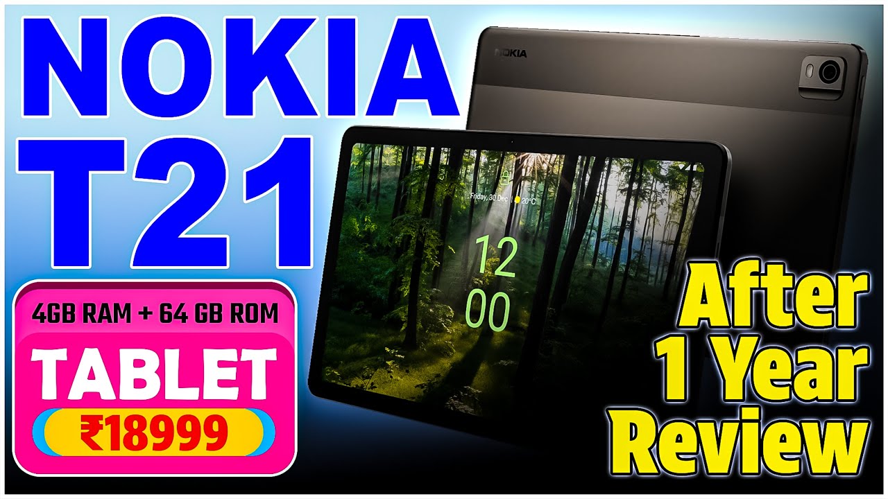 After 1 Year Nokia T21 Tablet Review #hmd #nokia - YouTube