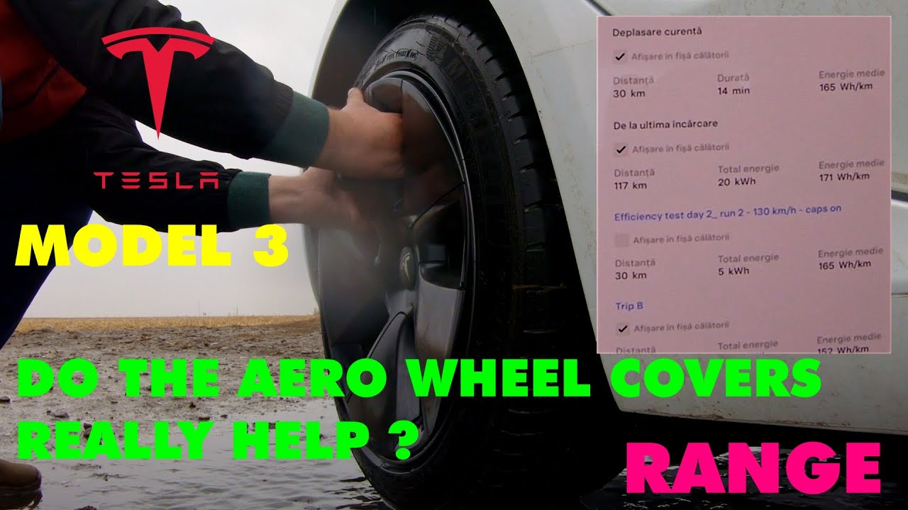 Do wheel covers help with range ? Tesla Model 3 Aero Wheel Covers ...