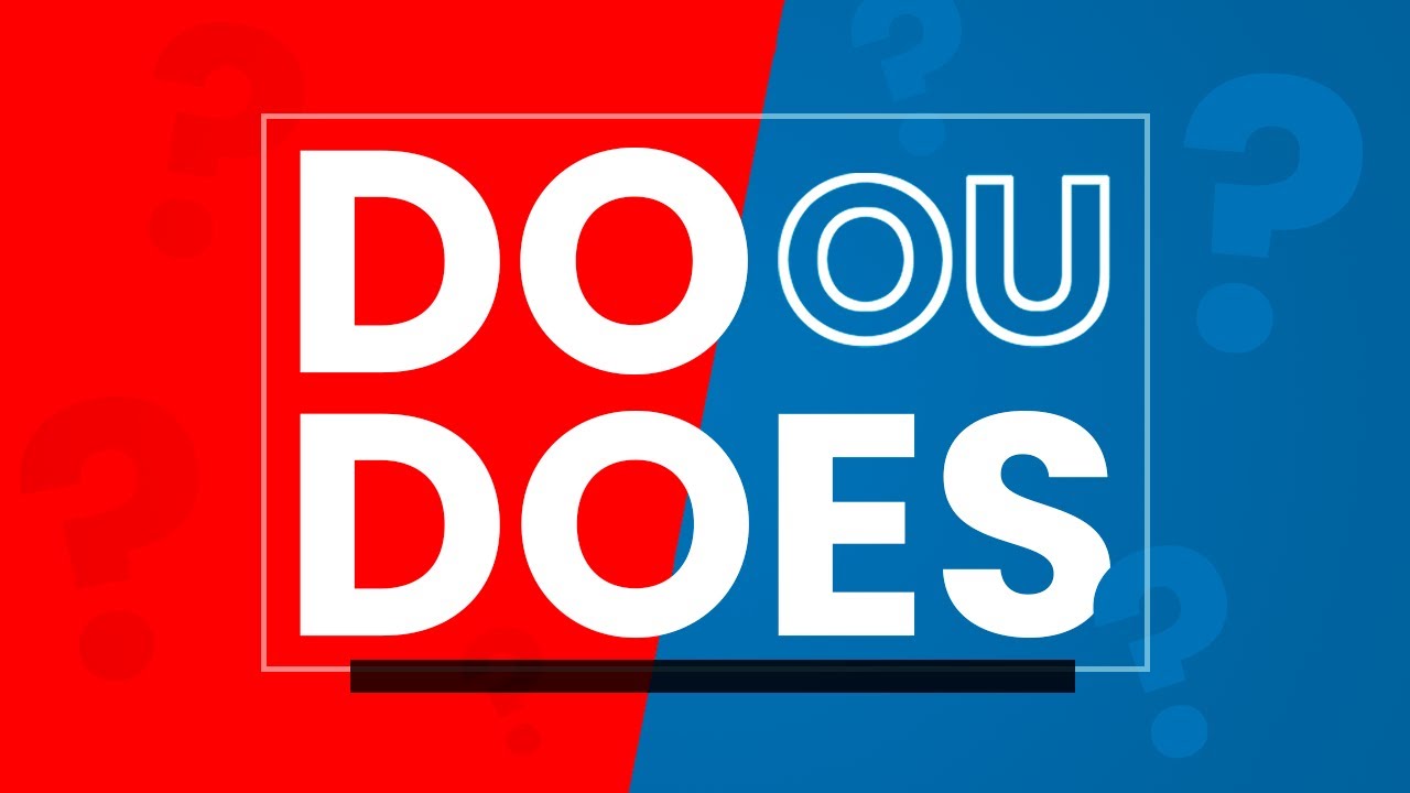 DO x DOES | Aprenda de vez como fazer perguntas em Inglês - YouTube