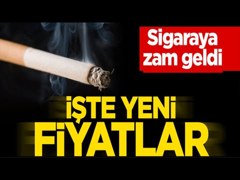 SİGARAYA ZAM GELDİ (Zamlı Sigara Fiyatları 2021)