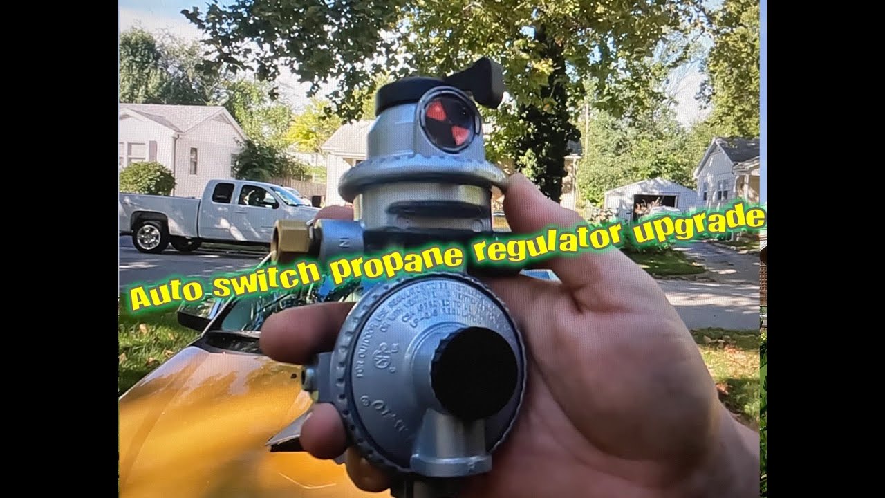 Automatic switchover Propane regulator upgrade - YouTube