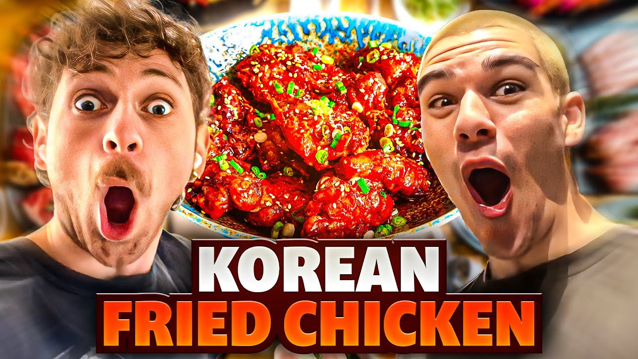 We Tried AUTHENTIC Korean Fried Chicken in Seoul, Korea - YouTube
